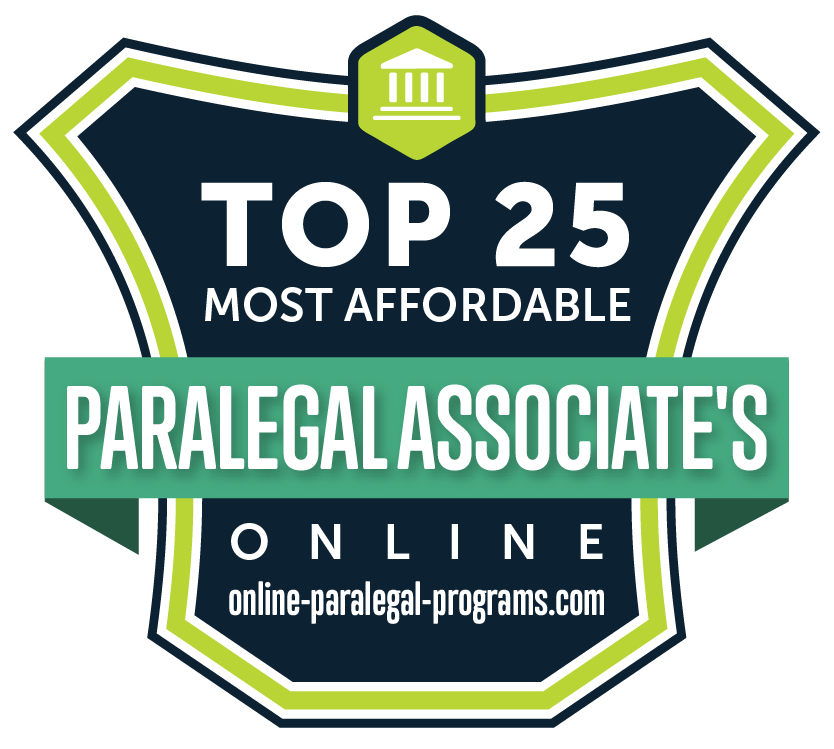 Top 25 Most Affordable Online Paralegal Associate's Degree Programs ...
